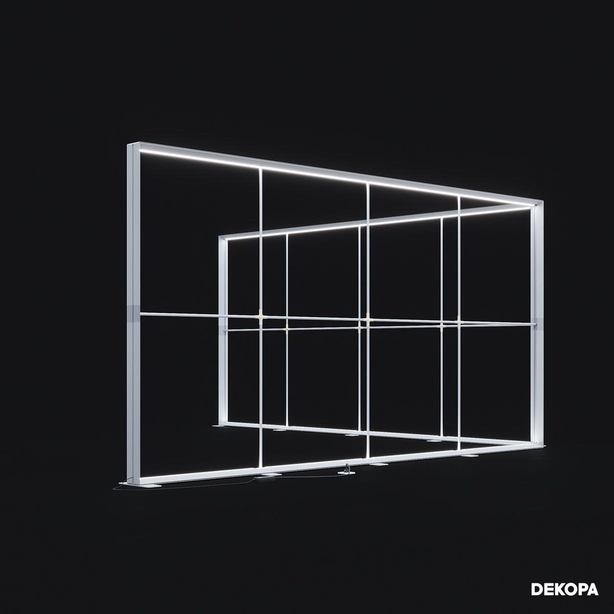 DS10045 Modüler Lightbox Set - DEKOPA MODÜLER FUAR STANDLARI DS10045 Modüler Lightbox Setler